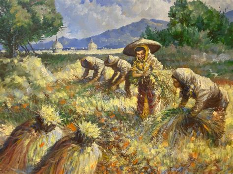 Jesse F Santos Jesse F Santos Harvesting Rice Philippine