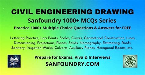 sanfoundry on linkedin engineeringdrawing civilengineering mcqs