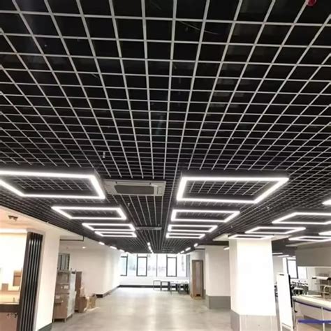 Decorative Grille Ceiling Metal Aluminium Grid Ceiling System For