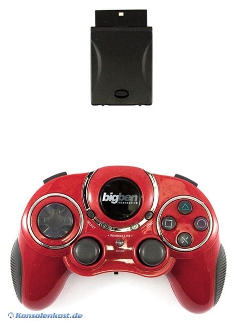 Ps2 Controller Pad Wireless Rot Bigben Gebraucht Konsolenkost