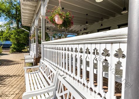 Kuva Nikkarityylin Terassi Nikkarityyli Terassi Kaide Villa Hannala Kesähuvila Historia