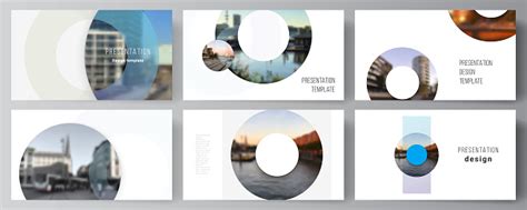 프리젠 테이션의 벡터 레이아웃은 디자인 비즈니스 템플릿 프리젠 테이션 브로셔 커버를위한 다목적 템플릿을 슬라이드합니다 라운드 It 기술에 대한 원 배경 템플릿 최소한의