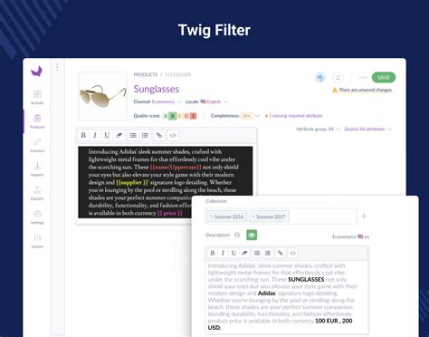 Akeneo Template Connector Template Bundle Webkul