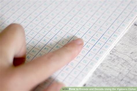 3 Ways To Encode And Decode Using The Vigènere Cipher Wikihow