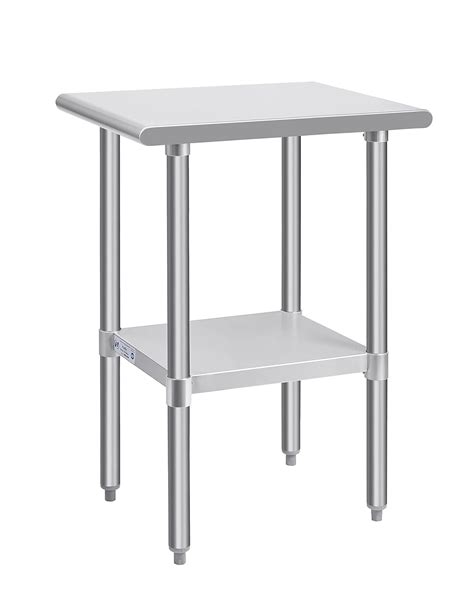 Hally Mesa De Acero Inoxidable Para Preparación Y Trabajo 24 X 18