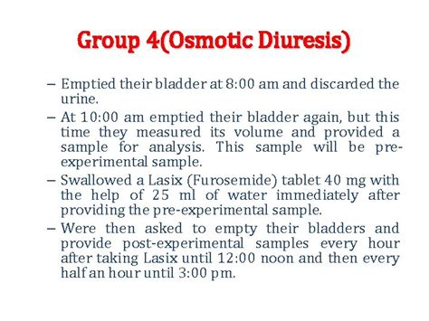 Diuresis By Dr Ola Mawlana Objectives To Measure