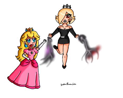 C Peach Vs Dark Ztar Rosalina By Goddessprincesslulu On Deviantart