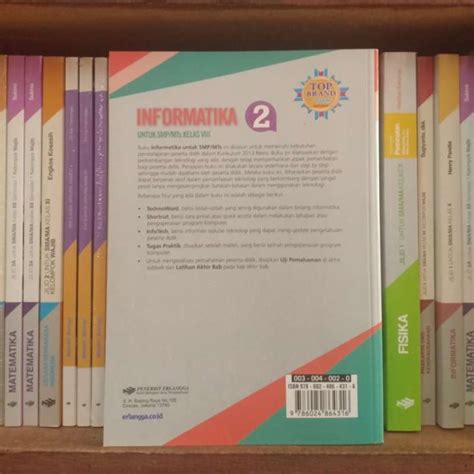 Promo Buku Informatika Kelas 2 Smp Erlangga Diskon 33 Di Seller Huka Shop Kebon Jeruk Kota