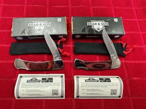 Bear And Son Rosewood Lockback Auction Ohio
