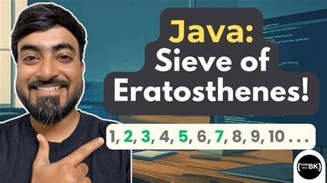 Java Program Sieve Of Eratosthenes Find Prime Numbers Youtube