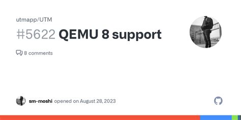 QEMU Support Issue Utmapp UTM GitHub