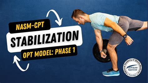 Nasm Opt Model Phase 1 Stabilization Nasm Cpt Exam Study Prep Youtube