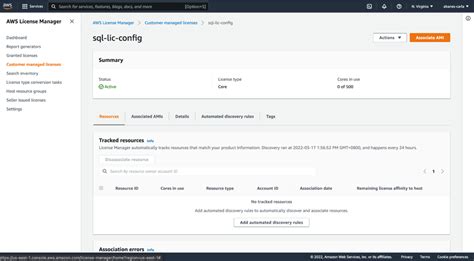 Aws License Manager To Manage And Track App And Os Licenses