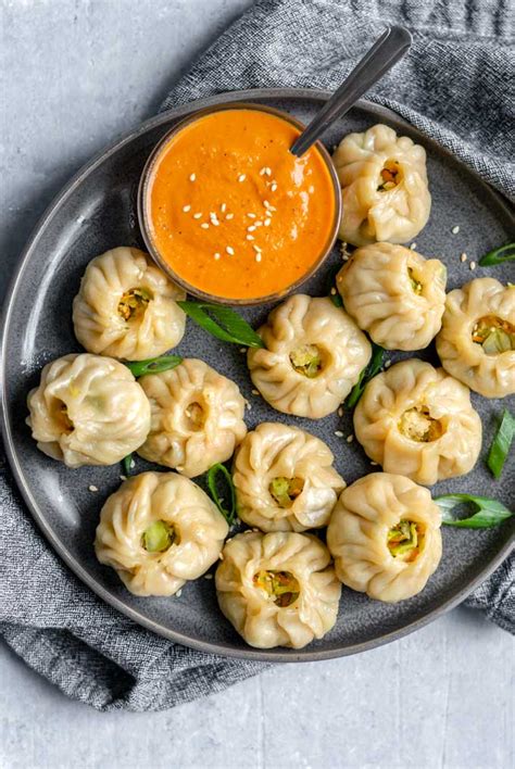 Tibetan Vegetable Momos With Spicy Sesame Tomato Chutney • The Curious