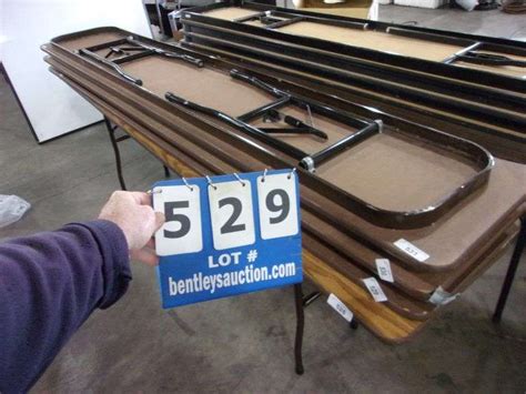 Narrow Classroom Folding Table 8 Bentley And Associates Llc