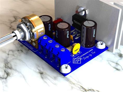 Ic Tda2002 Amplifier Circuit Diagram 8w Xtronic