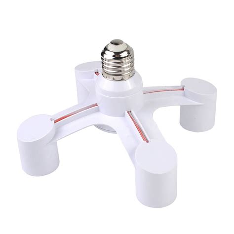 Thinsont In Light Socket Splitter E Adapter LED Standard Lights Bulbs Converter For Home