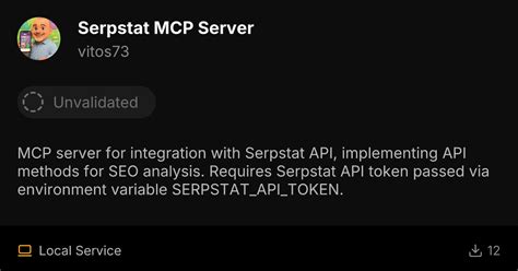 Serpstat Mcp Server Mcp Servers · Lobehub