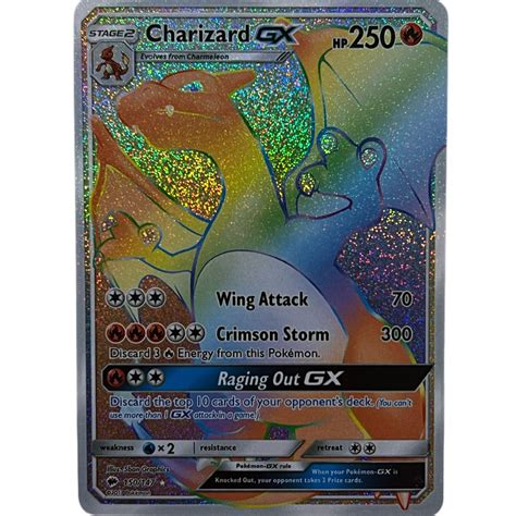 Charizard Rainbow Gx 150 147 Drag Candy