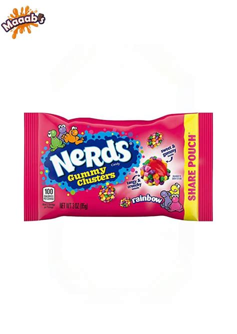 Nerds Gummy Clusters Rainbow Pouch 3oz 85g Maaabs
