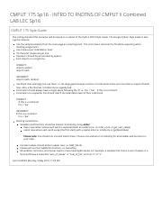 CMPUT 175 Spring 2016 LAB X02 X03 X04 LEC X01 CMPUT 175 Style Guide Copy CMPUT 175 Sp16