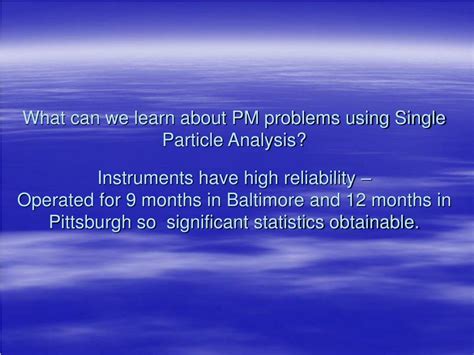 PPT Single Particle Mass Spectrometry PowerPoint Presentation Free Download ID