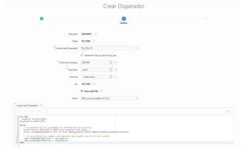 Crear Un Disparador Que Inserte Por Defecto La InformaciÓn Del Usuario