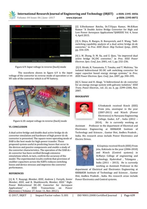 High Power Bidirectional Dual Active Bridge And Double Dual Active Bridge Dc Dc Converter Pdf