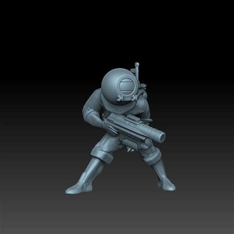 3d Printable Xcom Terror From The Deep Aquanauts By Sharedog Miniatures 3d Printable Xcom Terror From The Deep Aquanauts By Sharedog Miniatures