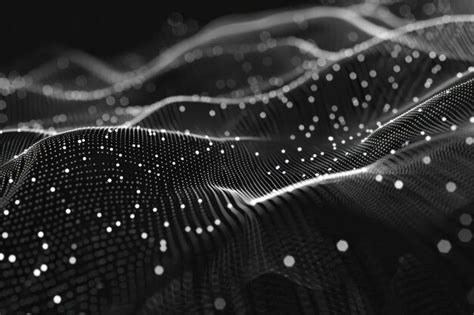 Premium Photo Abstract Connected Dots And Lines Concept Digital Data Flow Motion Communication