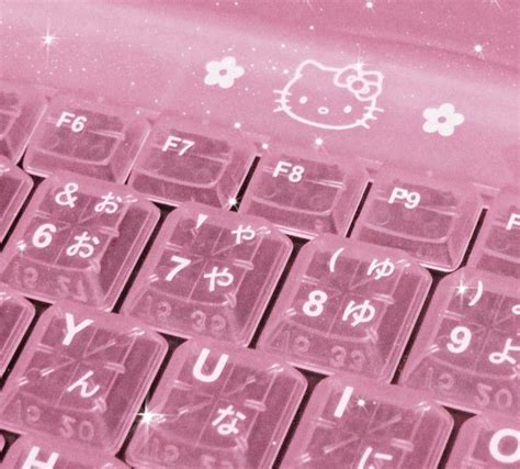 Pink Hello Kitty Keyboard Soft Pink Theme Pink Grunge Pastel Pink Aesthetic
