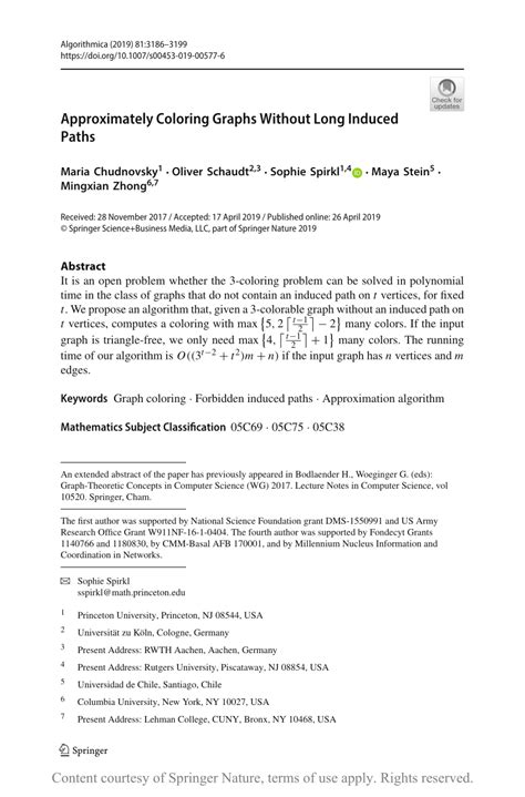 Approximately Coloring Graphs Without Long Induced Paths Request Pdf