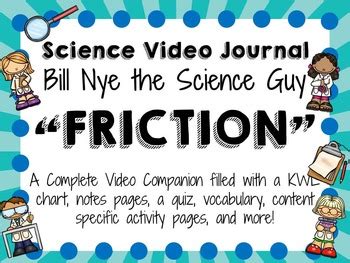 Bill Nye The Science Guy Friction By Learning With Lindsey Tpt