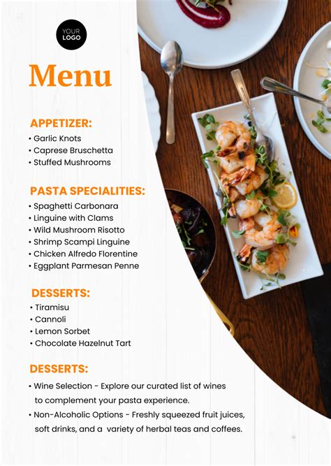 Free Luxury Menu Template To Edit Online