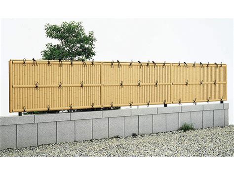 竹垣風フェンス「麗」シリーズ 建仁寺垣 片面タイプ Ykkap フェンス・柵・塀ならエクスショップ