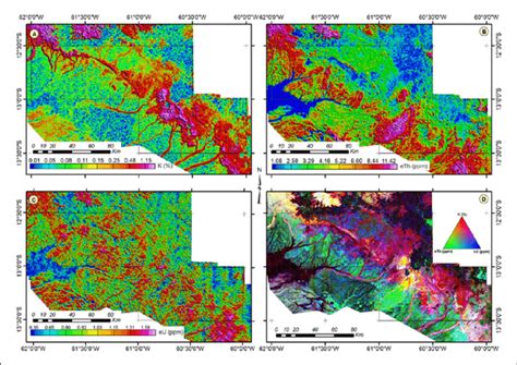 Airborne Gamma Spectrometric Maps Where A Radiometric Map Of Download Scientific Diagram
