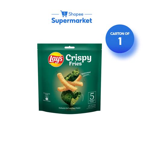 Lays Crispy Fries Seaweed Flavored Shopee Singapore