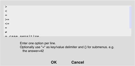 Help With Option Menus Snap Editor Snap Forum