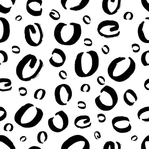 Premium Vector Seamless Pattern With Sketch Circles Shape