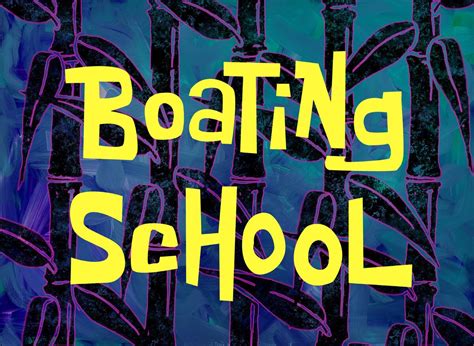 Spongebob And Patrick Fighting Boating School Spongebob And Patrick Fighting Boating School