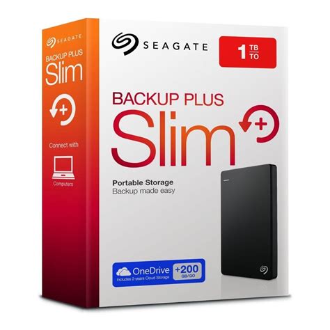 Black Seagate 1TB Backup Plus Portable Drive at ₹ 4700/piece in New ...