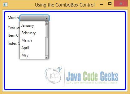JavaFX Combobox Example Java Code Geeks