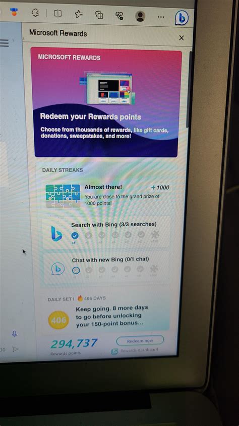 bing ai chat not giving me points for chatting r microsoftrewards