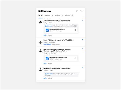 Notifications Modal By Orishina Ogunro On Dribbble