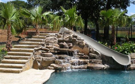 Gohlke Pools Backyard Pool Designs Water Slides Backyard Custom Pools