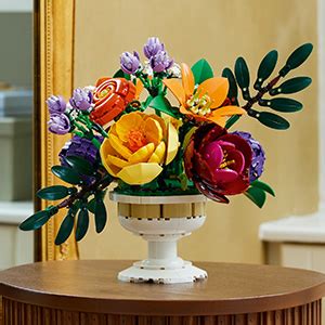 Lego Botanicals Arreglo Floral Flores Ornamentales Kit De Construcción
