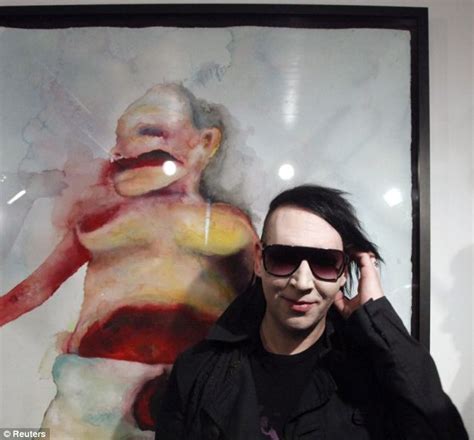 Marilyn Manson Puts His Predictably Dark And Disturbing Artwork On