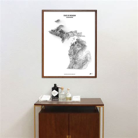Michigan Elevation Map Muir Way