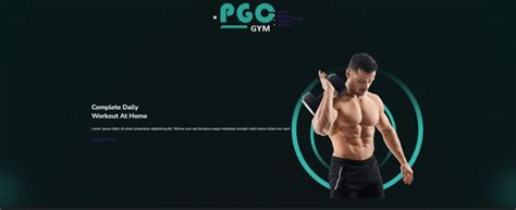 Gym Website Using HTML CSS JavaScript Source Code