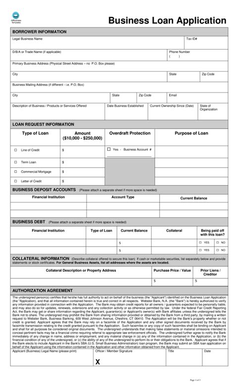 Printable Simple Loan Application Form Printable Application
